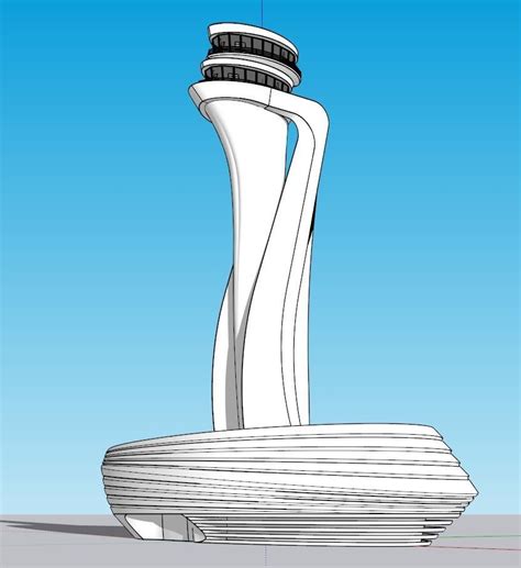 Ltfm Atc Tower 3d Model Cgtrader
