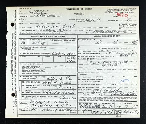 Robert William Krick 1935 1935 Find A Grave Memorial