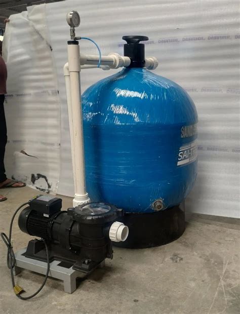 Sai Treat Mild Steel Sand Pool Filter Flow Rate 5 Gallons Per Minute