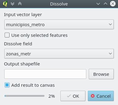 QGIS Dissolve Running Out Of Memory Geographic Information Systems Stack Exchange