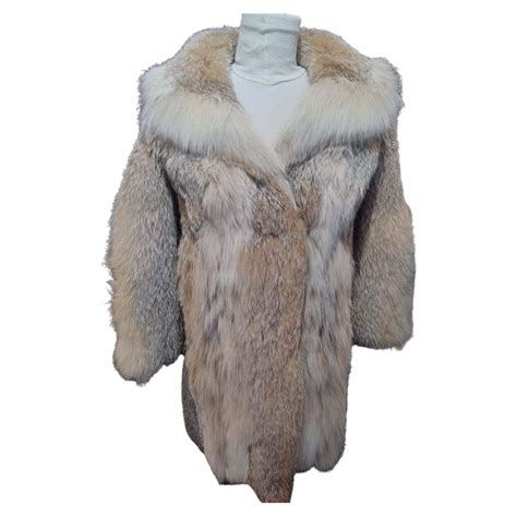 Brand New Vintage Lynx Fur Coat Size 6 8 With Price Tag 7999 For Sale