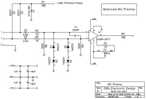The Inner Workings Of A Microphone Exploring Its Schematic