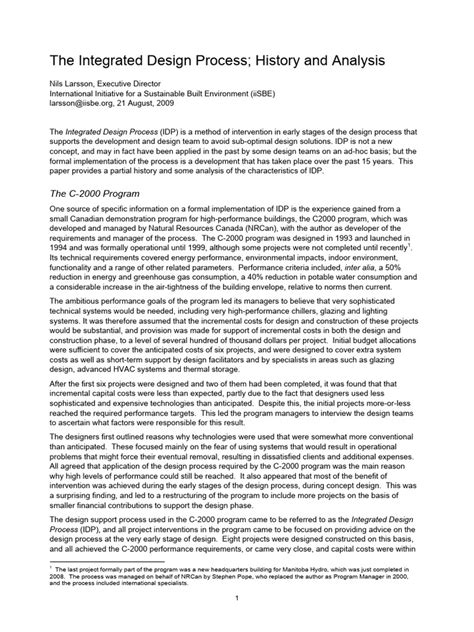 Idp Integrated Design Process Pdf