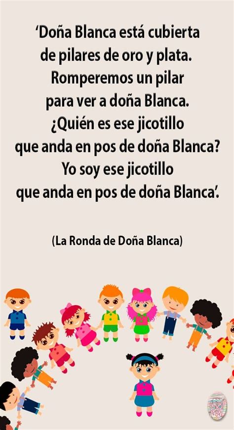Doña Blanca Una Ronda Infantil Muy Popular En México Letras De