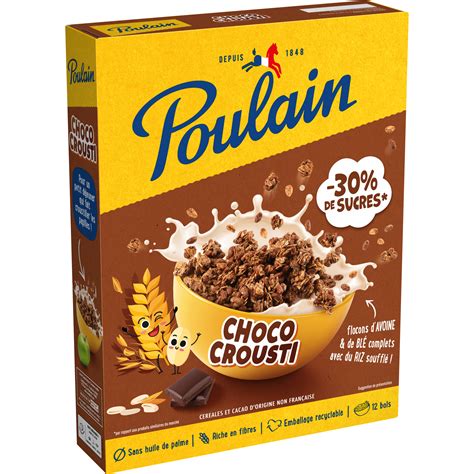 Poulain Céréales Choco Crousti 375g épicerie Les 3 Gourmets