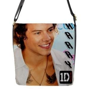 One Direction Harry Large Flap Closure Messenger Bag Large Messenger