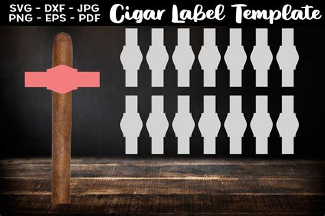 Cigar Label Template Cigar Wrapper Svg Graphic By Aleksa Popovic