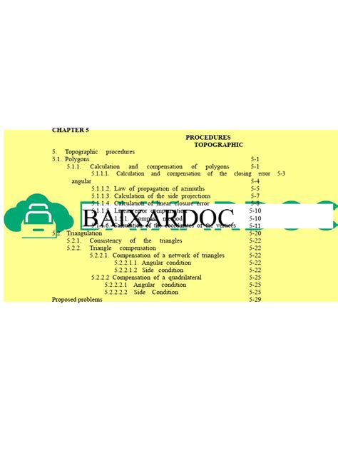 Angular And Linear Closure Pdf Topography Surveying