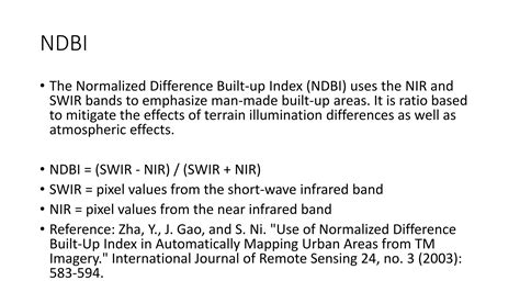 Spectral Indices In Arcgis Pro 3xxxpptx