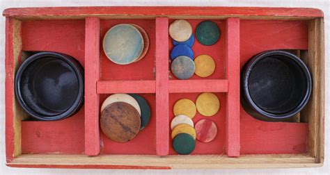 13 Tiddlywinks • In Wooden Boxes North American Tiddlywinks Association