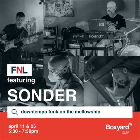 Friday Night Live Sonder Boxyard Rtp