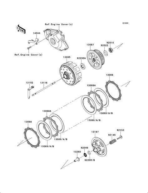Powersports Kawasaki Kx450f 2013 Clutch