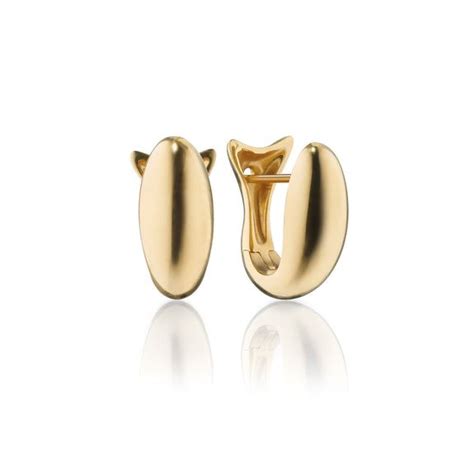 18k Gold Midi Perseverance Huggie Earrings Huggies Earrings Diamond