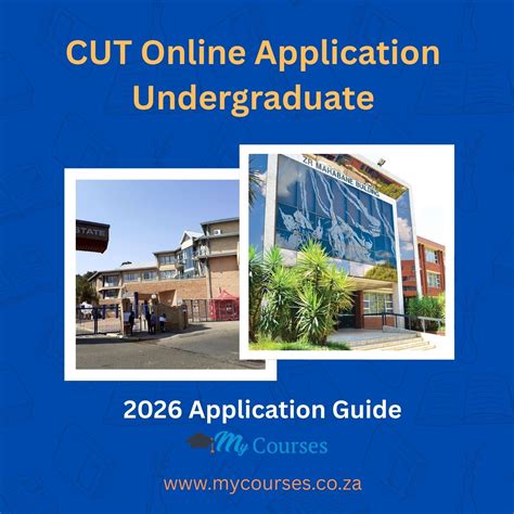 Cut Online Application 2026 Undergraduate My Courses