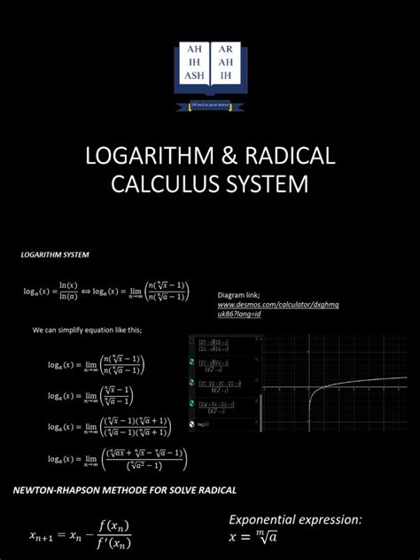 Logarithm And Radical Calculus System Pdf Logarithm Arithmetic