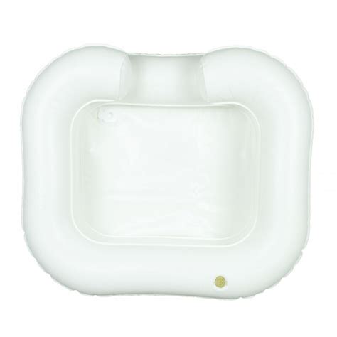 Opblaasbare Hoofd Wassen Met Drainage Buis Wit Vicedeal