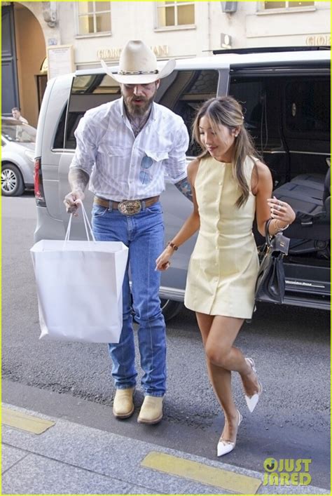 Post Malone And Girlfriend Christy Lee Spend The Afternoon Shopping In
