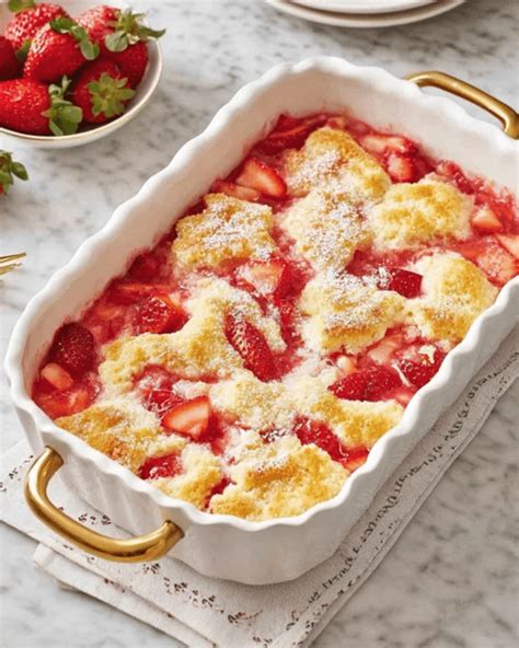 Fresh Strawberry Cobbler The Best Easy And Juicy Dessert