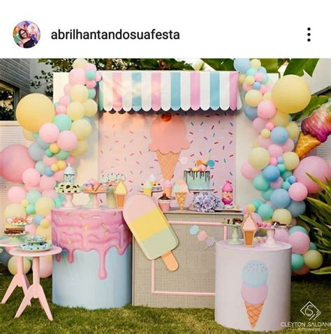 Ice Cream Themed Birthday Party Diy Decor Ideas Artofit