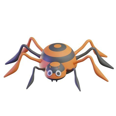 Spider Halloween 3d Illustration 27124627 Png