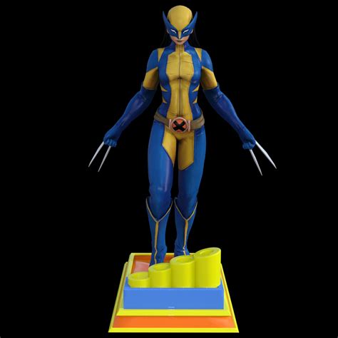 Stl File Sex Supper Hero Pen Girl5 🖊️ Obj ・3d Printer Model To Download・cults