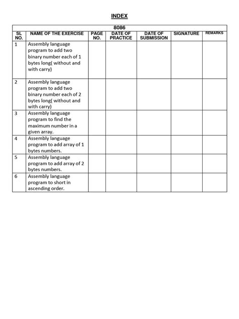 8086 And 8051 Lab Manual2023 2024 Pdf Assembly Language Computer
