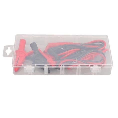 Hurrise Kit De Sondes De Test Kit De Fils De Test Multimètre Clips