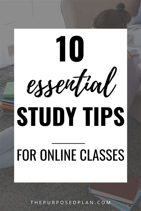 10 Tips For Taking Online Courses In College The Purposed Plan
