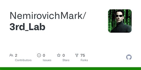 GitHub NemirovichMark 3rd Lab