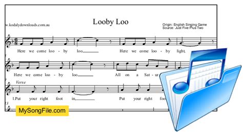 Looby Loo My Song File