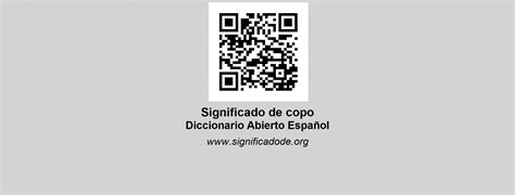 Copo Diccionario Abierto De Español