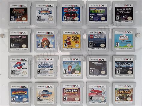 Nintendo 3ds Games List