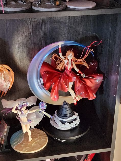 My Asuna And Alice Crystal Dress Figures Finally Arrived Rswordartonline