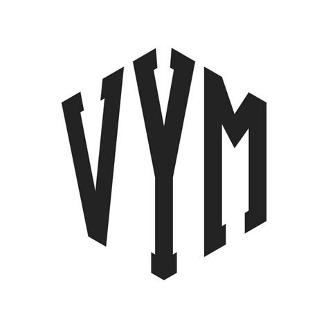 Premium Vector Vym Logo Design Initial Letter Vym Monogram Logo Using Hexagon Shape