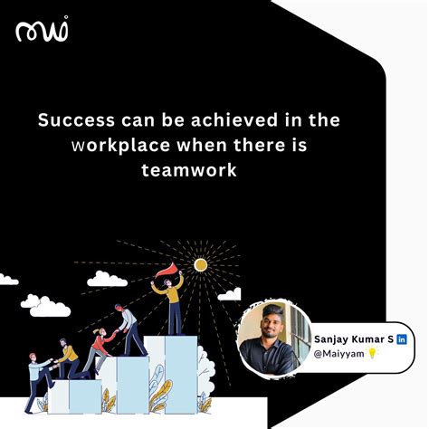 Sanjay Kumar S On Linkedin 🤝 Teamwork Is The Synergy Of Diverse Talents Uniting For A Common