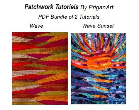 A Wave Landscape Sunset