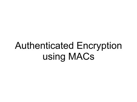 8 Authenticated Encryption Pdf