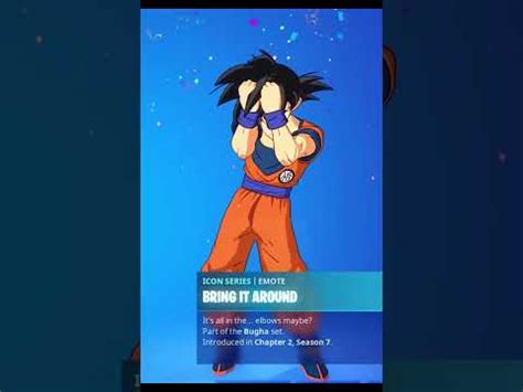 Bring It Around Goku Skin Showcase With All Fortnite Dances And Emotes