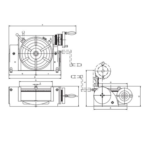Bàn Xoay Nghiên Vertex Vut 6 Vut 10 Vut 12