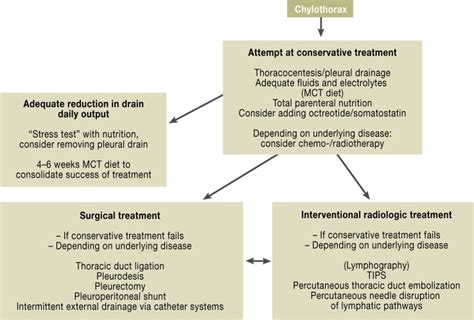 Treatment Options In Patients With Chylothorax Pmc