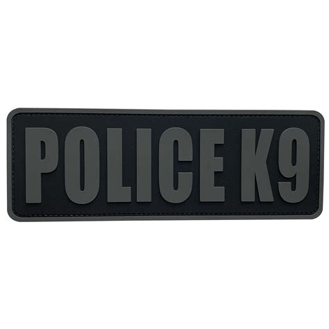 Uuken Large 8 5x3 Inches Pvc Rubber Military Tactical Police K9 Vest P