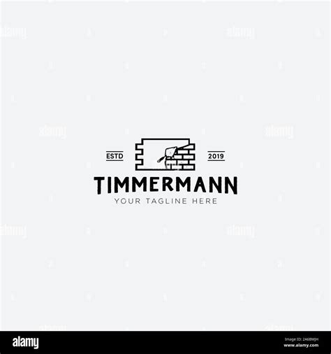 Construction Classic Logo Design Stock Vector Image And Art Alamy