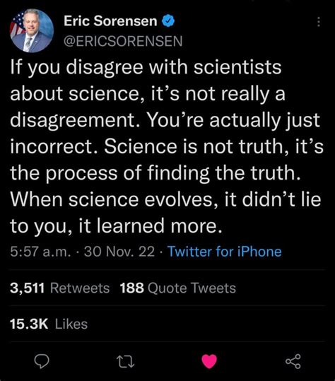 If You Disagree With Scientists About Science Its Not Really A