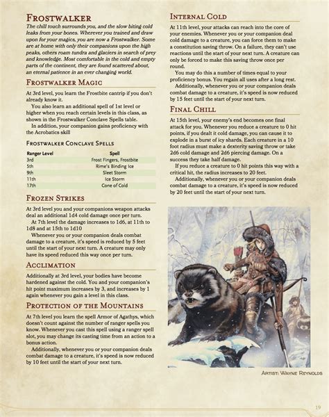 Ranger Class Rebuild Update 22 Become The Beastmaster As You Bond