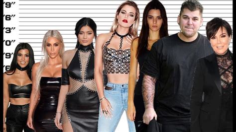 Weight And Height Of Kardashians Jenners🟡 Youtube