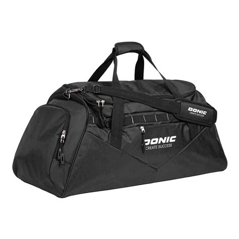 Table Tennis Luggage Donic Bag Seca Black White