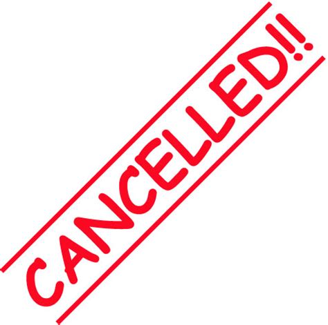Canceled Cliparts Conveying Cancellation In Your Designs