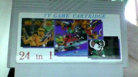 Games 24 In 1 Famicom Clone 8 Bit Golden China Tv Games Retro