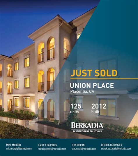 Berkadia Is Thrilled To Announce Our Latest Sale And Congratulations To
