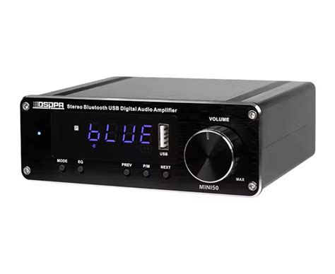 Dsppa Mini50 ️ Портативный стерео усилитель с Bluetooth в Алматы Казахстан